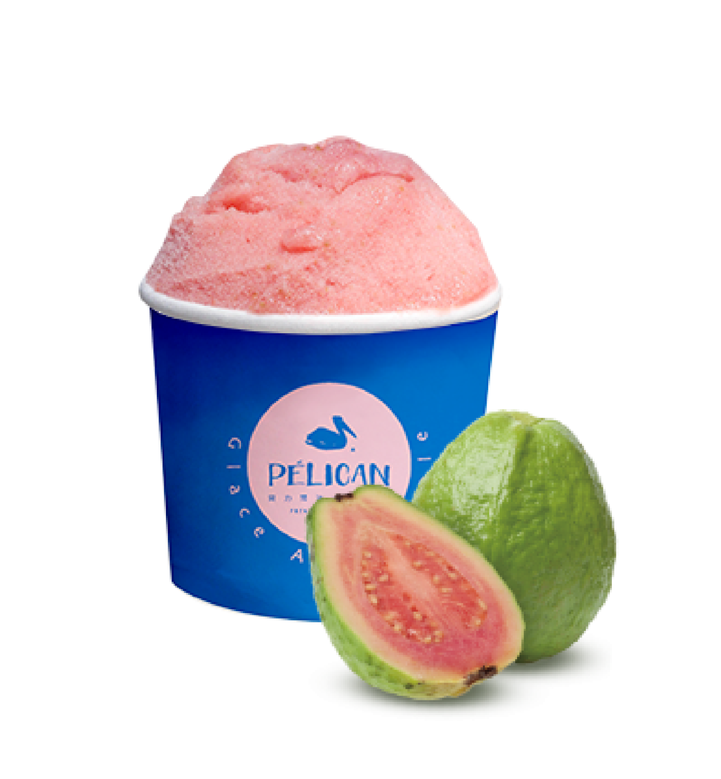 身體健康-剛摘下的紅芭樂 Pink Guava - 貝力岡法式冰淇淋Le Pelican
